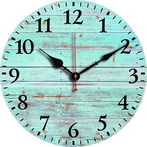 Horloge Bleu Canard